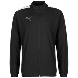 Puma Sportjacke 'TeamLiga' Herren Gr&ouml;&szlig;e S grau / schwarz / wei&szlig;