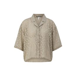 QS Bluse Damen Gr&ouml;&szlig;e XXL khaki / wei&szlig;