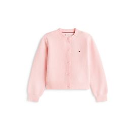 Tommy Hilfiger Strickjacke 'CHENILLE' M&auml;dchen Gr&ouml;&szlig;e 116 rosa