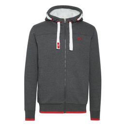 !Solid Zip-Up Hoodie 'Benjamin' male Grey size XXXL