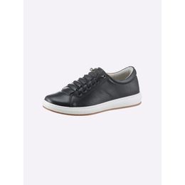 Sneaker Andrea Conti, Damen, Gr. 38, blau (marine), Glattleder, Leder, Rindsleder, Schuhe Sneaker