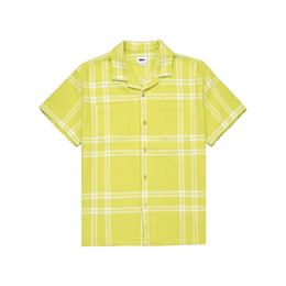 Obey Button Up Shirt male Yellow size L