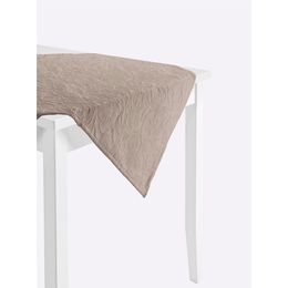 Tischdecke Gr. 3, beige (sesam), B:110cm L:135cm, Tischdecken, Tischdecke