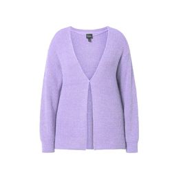 Ulla Popken Knit Cardigan female Purple size 42-44