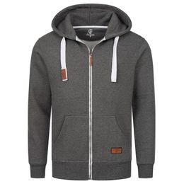 Rock Creek Zip-Up Hoodie male Grey size M