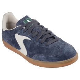 Sneaker Skechers "HOTSHOT-AZIR", Herren, Gr. 45, grau, Lederimitat, Veloursleder, Schuhe Sneaker, Retro, Vintage Sneaker mit Memory Foam