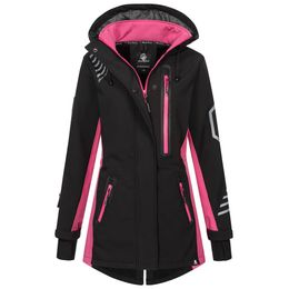 Rock Creek Outdoorjacke Damen Gr&ouml;&szlig;e XL pink / schwarz