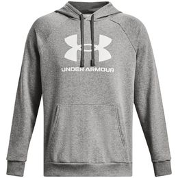 Under Armour Sportsweatshirt Herren Gr&ouml;&szlig;e L graumeliert / wei&szlig;