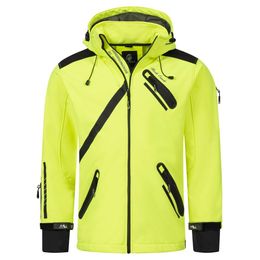 Rock Creek Outdoorjacke Herren Gr&ouml;&szlig;e XL neongelb / schwarz