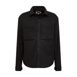 !Solid Button Up Shirt 'Tam' male Black size XXXL