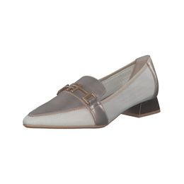 Hispanitas Slipper 'Dali HV253816' Damen Gr&ouml;&szlig;e 41 silber / wei&szlig;