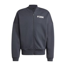 FC Bayern M&uuml;nchen Fc Bayern M&uuml;nchen Sweatjacke 'FCBM' Herren Gr&ouml;&szlig;e M anthrazit / wei&szlig;
