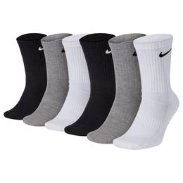 Nike Sportsocken Herren Gr&ouml;&szlig;e 38/42 graumeliert / schwarz / wei&szlig;