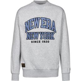 New Era Sweatshirt Herren Gr&ouml;&szlig;e M opal / graumeliert / schwarz