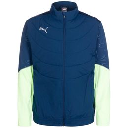 Puma Sportjacke 'Individual' Herren Gr&ouml;&szlig;e XS dunkelblau / grau / mint