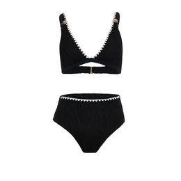 South Beach Bikini Damen Gr&ouml;&szlig;e L schwarz / wei&szlig;