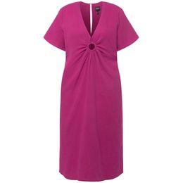 Ulla Popken Dress female Pink size 62-64