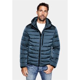 Steppjacke NEW CANADIAN, Herren, Gr. 29, blau (jeansblau), 100% Polyamid, unifarben, normal, ohne Ausschnitt, Jacken Steppjacke, mit vielen Taschen
