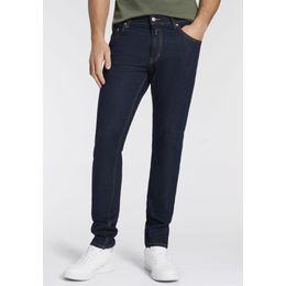 Replay Herren Slim-fit-Jeans "MICKYM"dunkelblau m1df07a, Gr. 34, Denim/Jeans, Obermaterial: 99% Baumwolle, 1% Elasthan, Jeans, Tapered, 5-Pocket-Stil