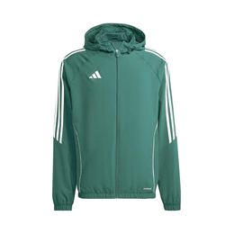 adidas Performance Sportjacke 'Tiro 24' Jungen Gr&ouml;&szlig;e 152 dunkelgr&uuml;n / wei&szlig;