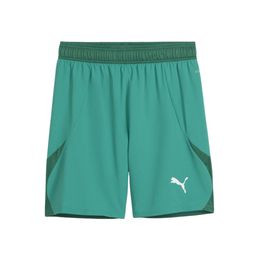 Puma Sportshorts 'TeamFinal' Herren Gr&ouml;&szlig;e XXL smaragd / tanne / wei&szlig;