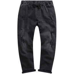 STHUGE Jeans male Black size 8XL