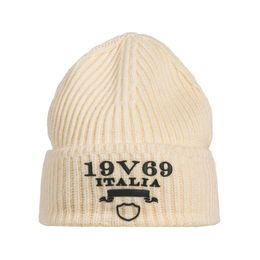 19V69 Italia Beanie male Beige size One Size
