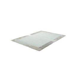Teppich Gr. 1, beige (natur, grau), B:60cm H:12mm L:90cm, Schurwolle, Wolle, Teppiche, Teppich