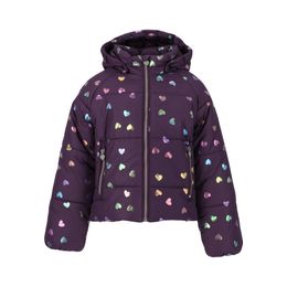 ZIGZAG Winterjacke 'Candys' Jungen Gr&ouml;&szlig;e 110 aubergine / pflaume / dunkellila