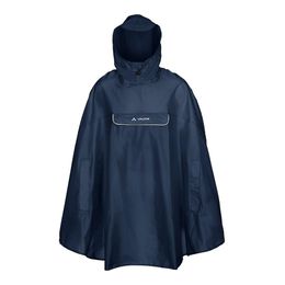 Vaude Poncho 'Valdipino' Herren Gr&ouml;&szlig;e L marine / wei&szlig;