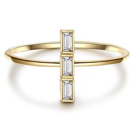 Glanzst&uuml;cke M&uuml;nchen Damen Fingerring "GSM351", 52, Silber 925 (Sterlingsilber), 1,8mm, gold, GLANZST&Uuml;CKE M&Uuml;NCHEN, Silber 925 (Sterlingsilber), Fingerringe, aus Sterling