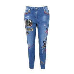 Angel of Style Jeans Damen Gr&ouml;&szlig;e 47/48 blue denim / mischfarben