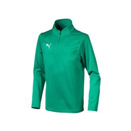 Puma Sportsweatshirt 'Liga' Jungen Gr&ouml;&szlig;e 116 gr&uuml;n / wei&szlig;