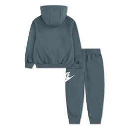 Nike Sportswear Jungen Jogginganzug "NKN CLUB FLEECE SET"mineral slate, Gr. 110, Sweatware, Obermaterial: 60% Baumwolle, 40% Polyester, Sportanz&uuml;ge,