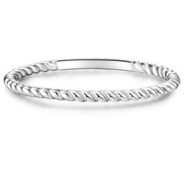 Glanzst&uuml;cke M&uuml;nchen Damen Fingerring "X983", 58, Silber 925 (Sterlingsilber), 1,4mm, silber, GLANZST&Uuml;CKE M&Uuml;NCHEN, Silber 925 (Sterlingsilber), Fingerringe, aus Sterling