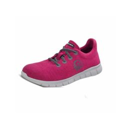 Giesswein Sneaker 'Merino Runners ' Damen Gr&ouml;&szlig;e 38 dunkelpink / wei&szlig;