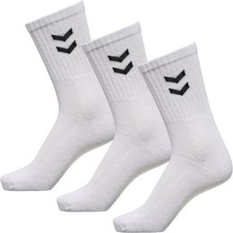 Hummel Athletic Socks female White size 10