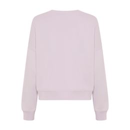 BOSS Orange Damen Sweater "Ever Premium Damenmode", rosa, Gr. XL, unifarben, Sweatware, Obermaterial: 100% Baumwolle, Sweatshirts, mit Logostickerei,