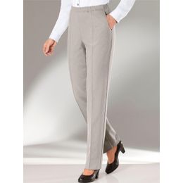 Classic Basics Damen Jerseyhose, grau, Gr. 255, unifarben, 100% Polyester, Hosen