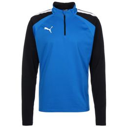 Puma Sportsweatshirt 'Team Liga' Herren Gr&ouml;&szlig;e XS blau / schwarz / wei&szlig;