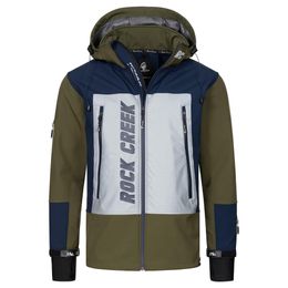 Rock Creek Funktionsjacke Herren Gr&ouml;&szlig;e XL navy / grau / oliv
