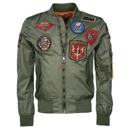 Top Gun Bomberjacke ' Beast ' Herren Gr&ouml;&szlig;e XL oliv