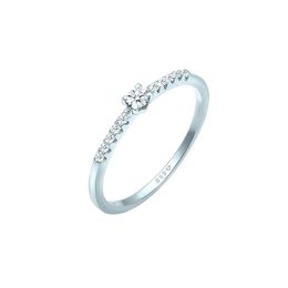 Elli DIAMONDS Ring Damen Gr&ouml;&szlig;e 52 transparent / wei&szlig;
