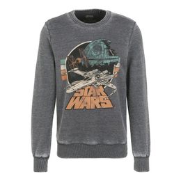 Recovered Sweatshirt 'Star Wars Empire Strikes Back Retro X-Wing' male Grey size L