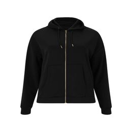 Q By Endurance Zip-Up Hoodie female Black size 50