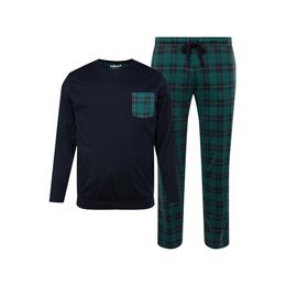 Men Plus Pyjama Herren Gr&ouml;&szlig;e XXXL navy / tanne