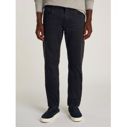 Straight-Jeans Tommy Hilfiger "CORE HARLEM", Herren, Gr. 31, L&auml;nge 32, schwarz (stay schwarz), Denim/Jeans, Obermaterial: 99% Baumwolle, 1% Elasthan, Jeans Straight-Jeans