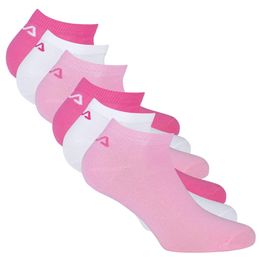 Fila Socken Damen Gr&ouml;&szlig;e 35/38 pink / wei&szlig;