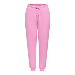 Only Play Damen Sweathose "ONPLOUNGE HW SWEAT PNT - NOOS"bonbon, Gr. M, unifarben, Sweatware, Obermaterial: 80% Polyester, 15% Viskose, 5% Elasthan,