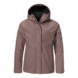 Sch&ouml;ffel SCH&Ouml;FFEL Damen 3-in-1-Funktionsjacke "3in1 Jacket Style Okere WMS", lila, Gr. 36, Obermaterial: 100% Polyester, Jacken, Wasserdicht, winddicht,